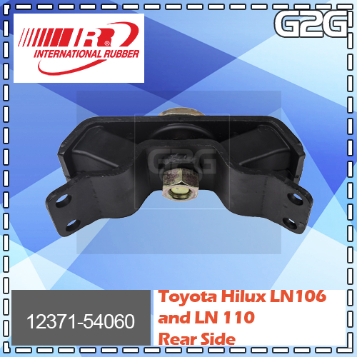 Engine Support Rear International Rubber 12371-54060 Toyota Hilux LN106 ...