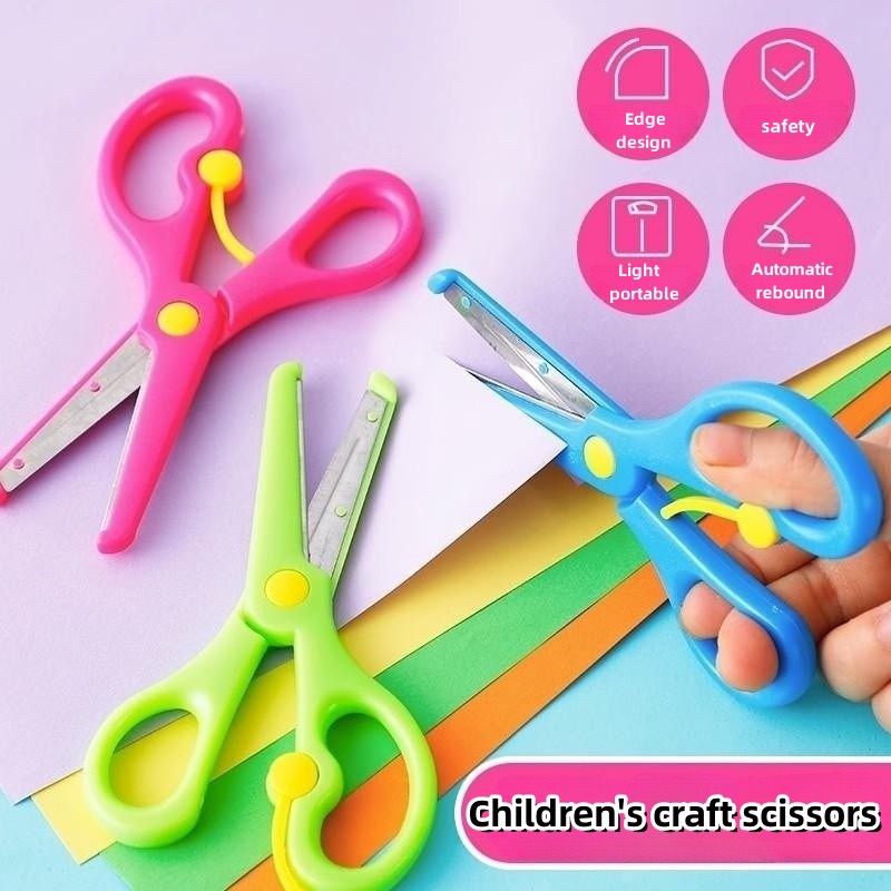 Child's Safety Scissors Handmade Scissor Kids DIY Design Craft ...
