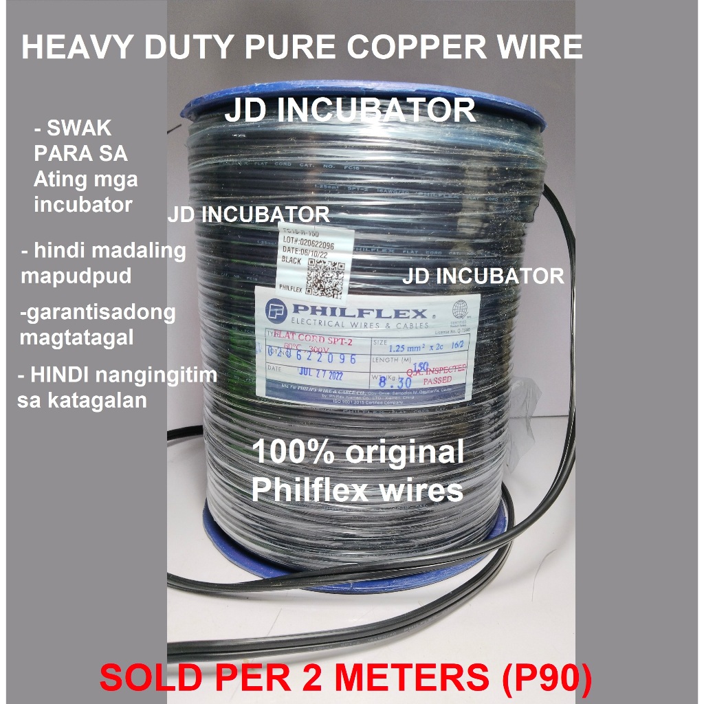 Wires No. 16 for Incubator heavy duty Philflex Brand | Shopee Philippines