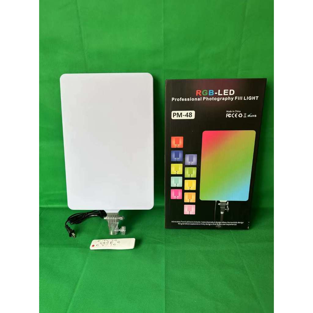 24/19 inch RGB Panel Lights Set Photo Studio Accessories Video ...