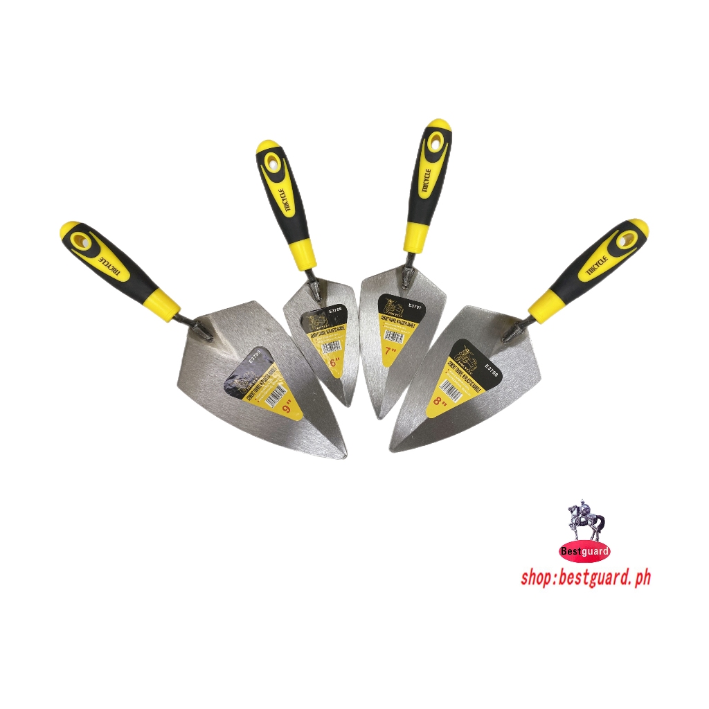 Bestguard E3706-E3709 Cement Trowel With Plastic Handle 6"- 9" | Shopee ...