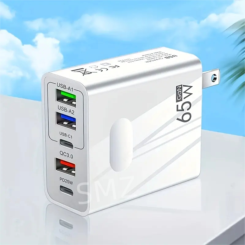 65W PD Multiport Fast Charger - PD And 3 USB Ports Adapter For All ...
