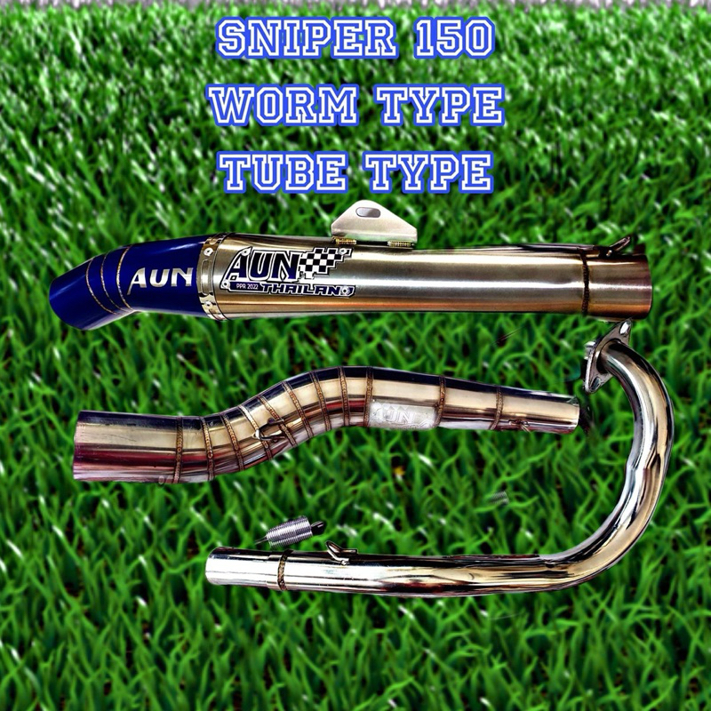 Sniper 150/ Sniper 155 full set AUN Blue Worm type 51mm | Shopee ...