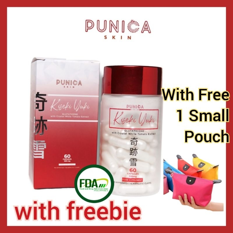 Punica Skin Kiseki Yuki Glutathione with Crystal White Tomato Extract | Shopee Philippines