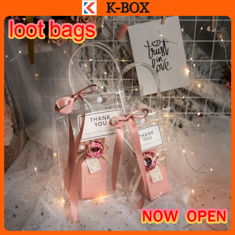 PVC/ Plastic Transparent Bag/ Transparent Tote handbag gift Clear bag ...