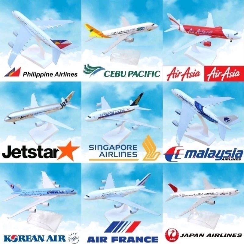 Diecast Metal Airplane Model Souvenir Gift One Word Passenger Plane ...