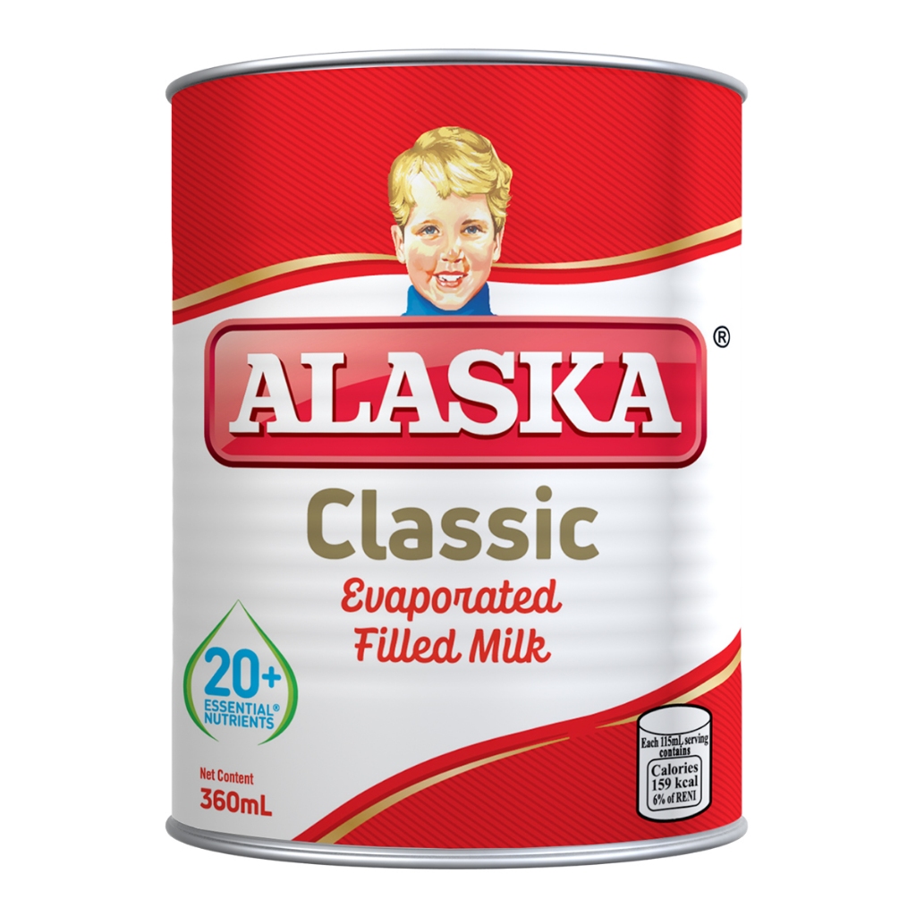 Alaska Evaporated Filled Classic Evaporated Milk 360ml | Shopee Philippines