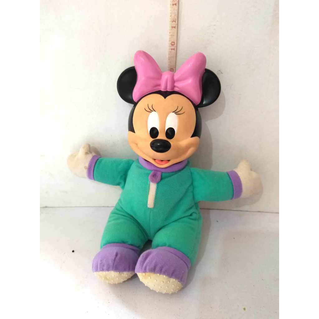 preloved vintage 90s minnie mouse plush toy | Shopee Philippines
