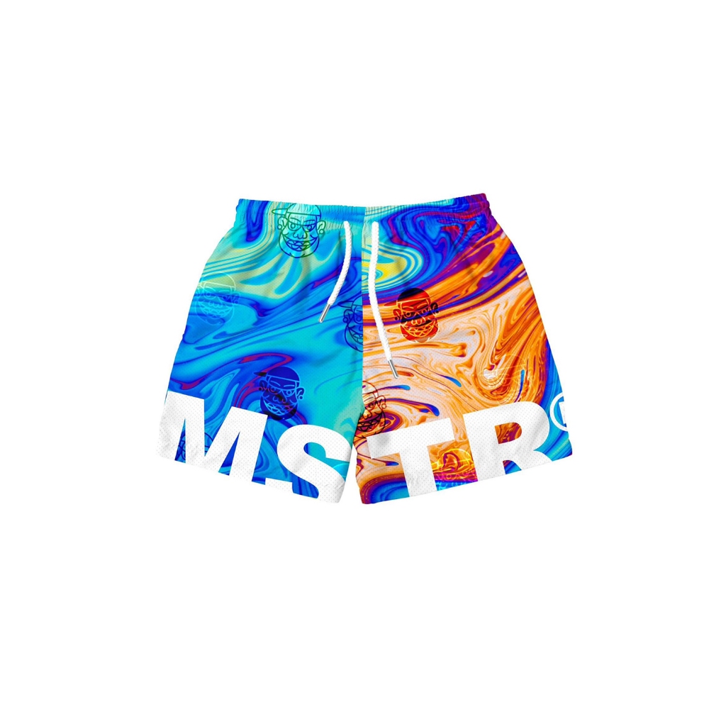 MSTR CO. - STAMP COLLECTION "S2" Mesh Short (Violet) | Shopee Philippines