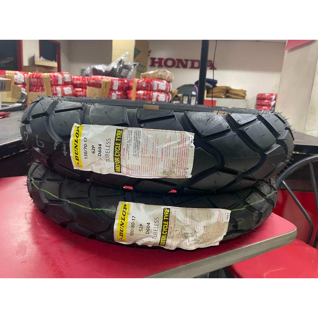 Dunlop D604 Dual Sport Tires Fit for CB150X / CB150R / CBR150R | Shopee ...