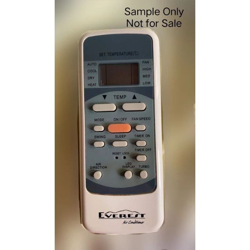 Replacement Remote for Everest Aircon | Shopee Philippines