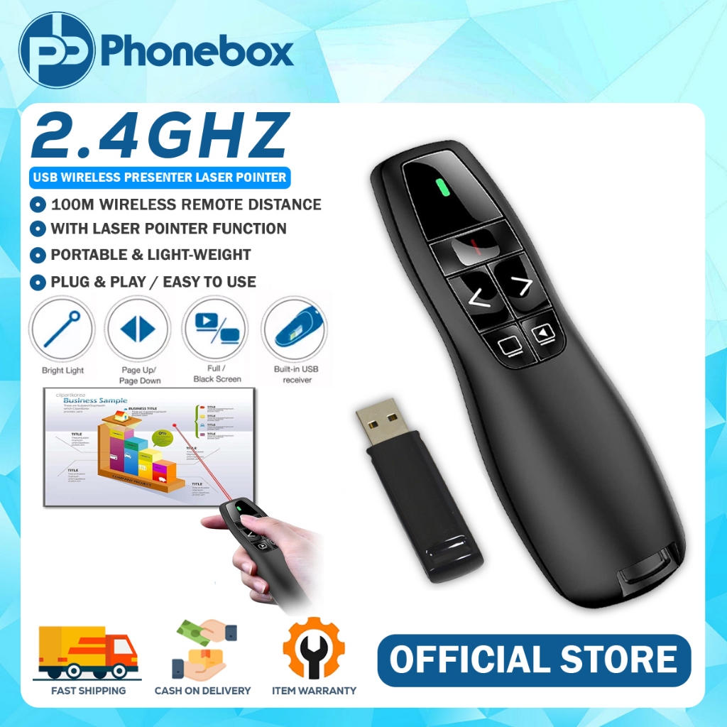 Presentation Clicker Pointer Wireless Presenter Remote PPT PowerPoint ...