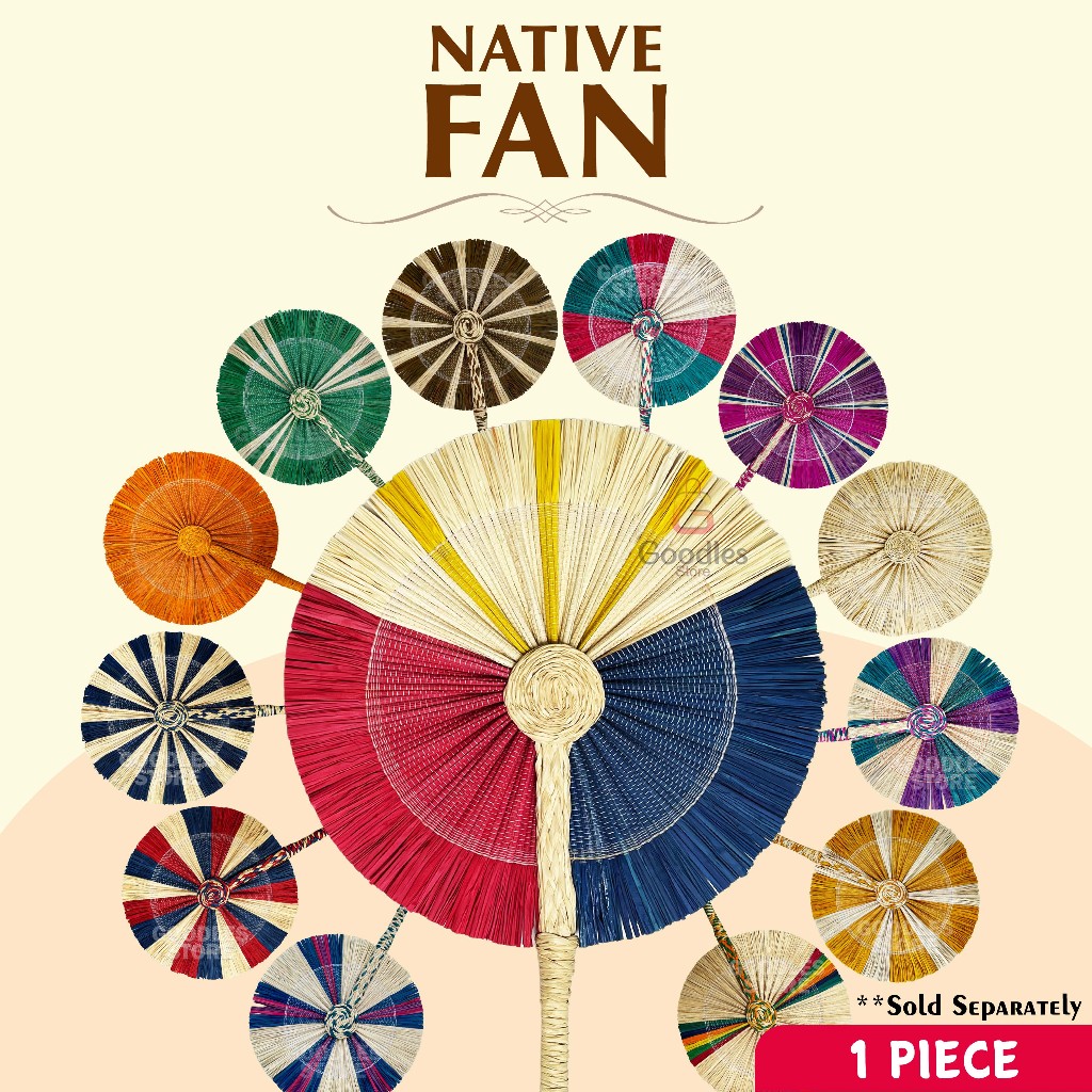 Raffia Fan Souvenir & Giveaways Philippine Native Abanico Pamaypay ...