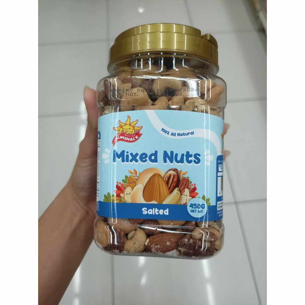 SunSnack Mixed Nuts Salted/ Unsalted or Dry Roasted Almond Salted ...