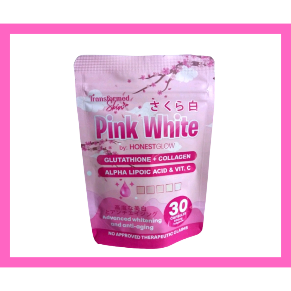 Honest Glow Pink White Caps 30 capsules | Shopee Philippines