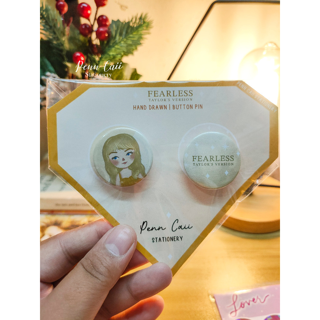 TS Fearless Button pin Set | Taylor Swift Merch | Buttin Pin | Shopee ...