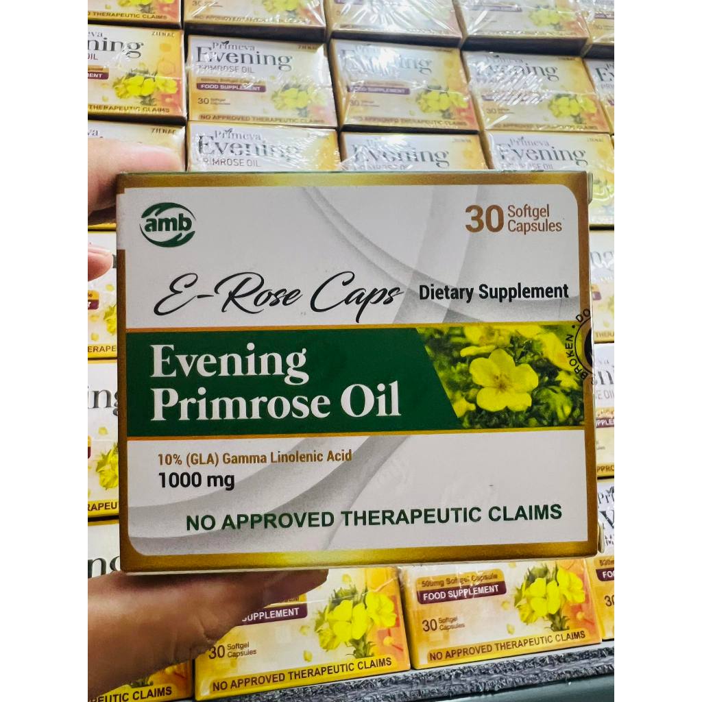 E-ROSE EVENING PRIMROSE OIL 1000MG | Shopee Philippines