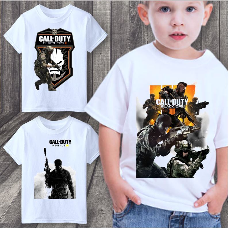 COD CALL OF DUTY KIDS TShirt graphic SHIRT FOR 0 to 12 years old MARCUS ...