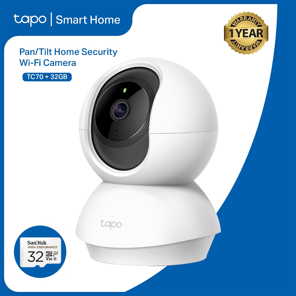 Tapo Official Store | TP-Link | TC70 | Pan/Tilt | Home | Wireless ...