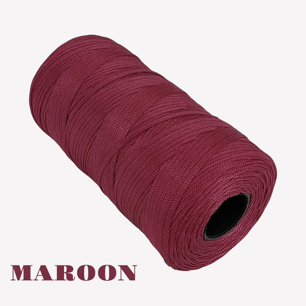 Yarns Art: 3MM POLYPROPYLENE FLAT MACRAME STRING CORD CROCHET YARN FOR ...