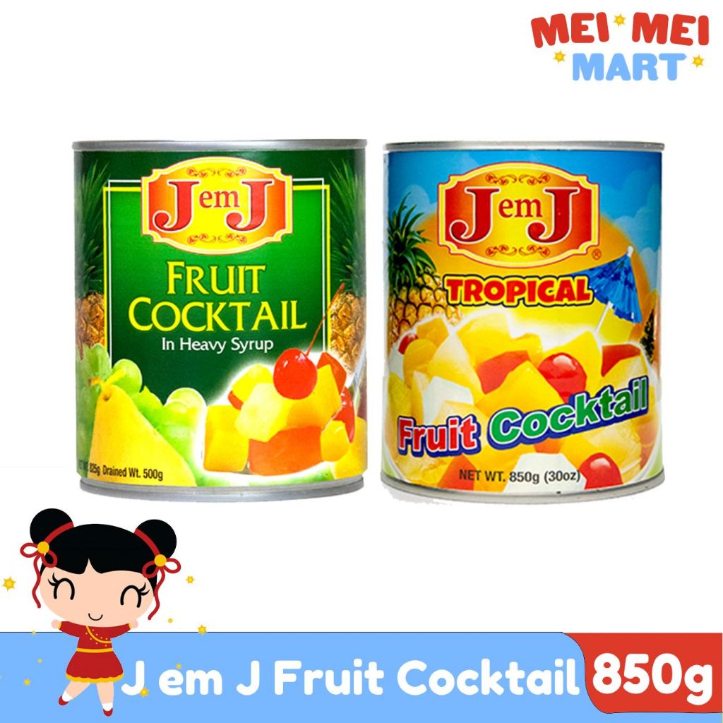 J EM J Fruit Cocktail in Heavy Syrup 825G | Shopee Philippines