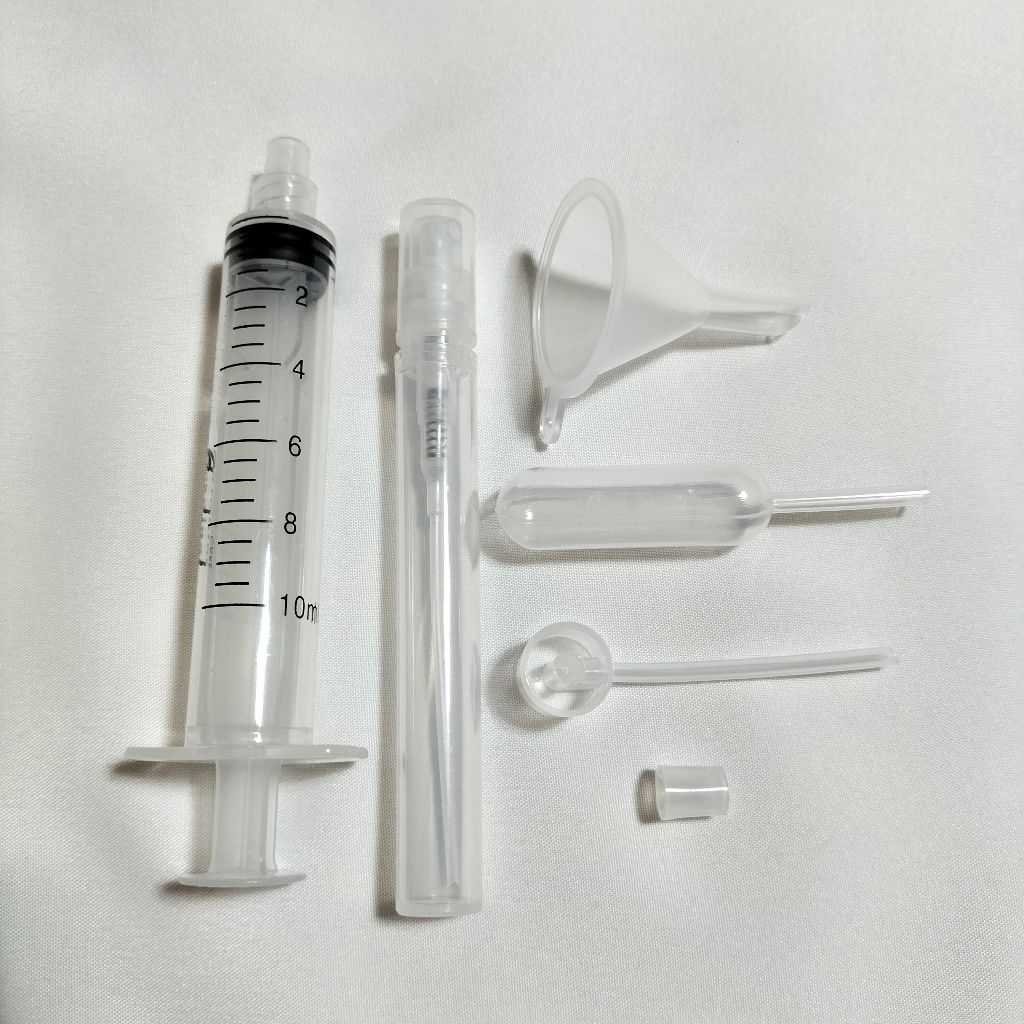 Complete Decant Tools | Perfume Business | Syringe | Bottles | Funnel ...