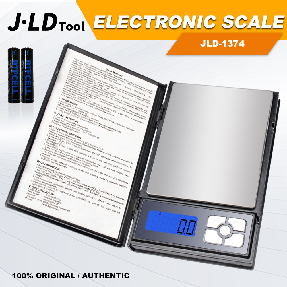 JLD Portable Weigh Gram Scale JY17 Weighing Scale For Gold Jewelry 500G ...