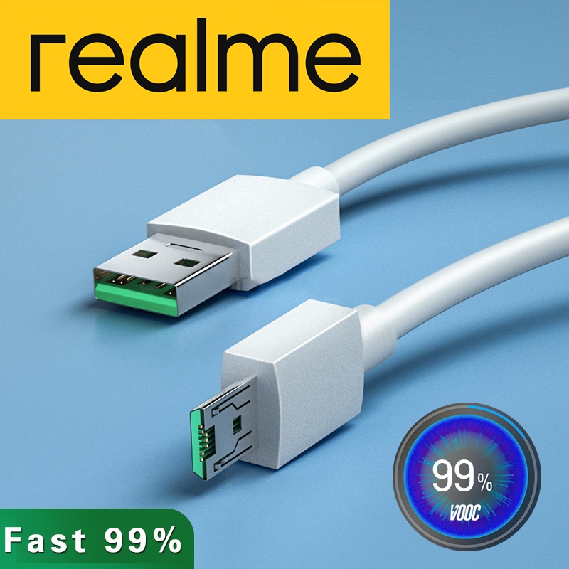 Realme Charger Micro Usb 100% Original Cable 2.4A Fast Charger Cord For ...