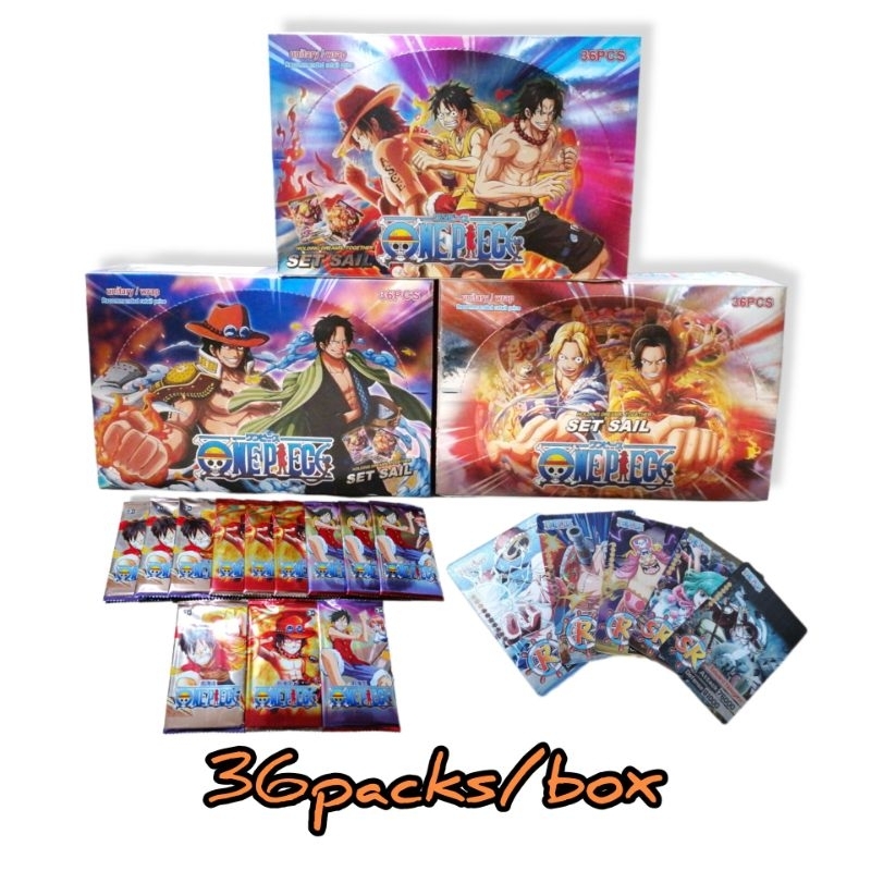 (ONE PIECE) Trading Game Card Booster Box/ Rare-R/SR/SSR Cards | Shopee ...