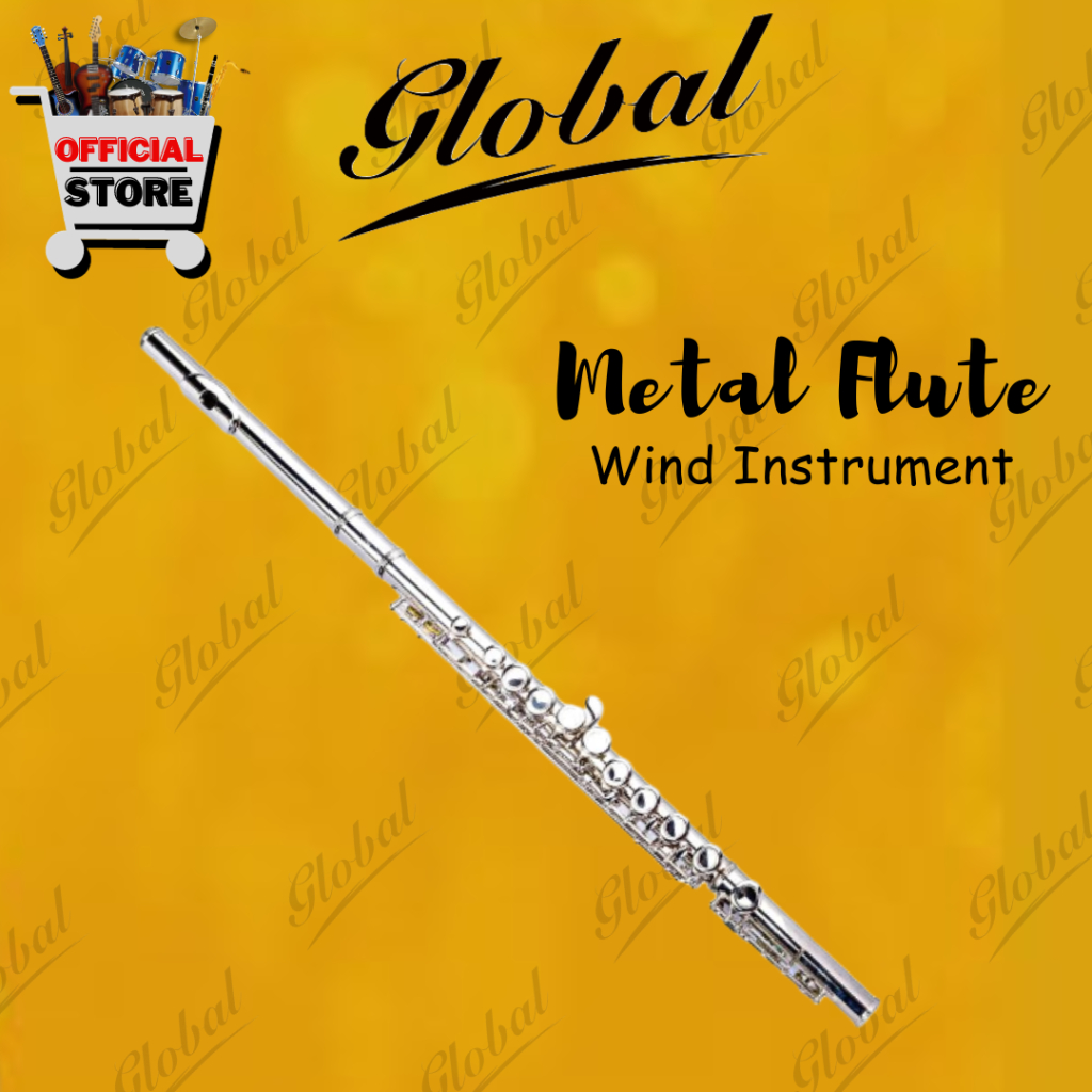 METAL FLUTE GLOBAL WIND INSTRUMENT | Shopee Philippines