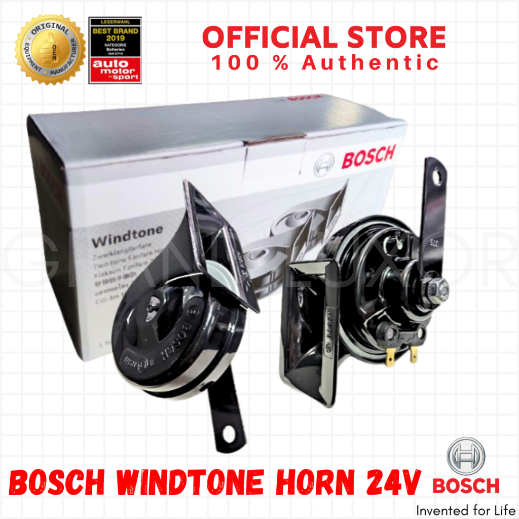 Bosch Windtone Horn 24V 2pcs | Shopee Philippines