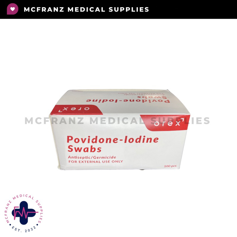 Povidone-Iodine Swab (Sold per box) | Shopee Philippines