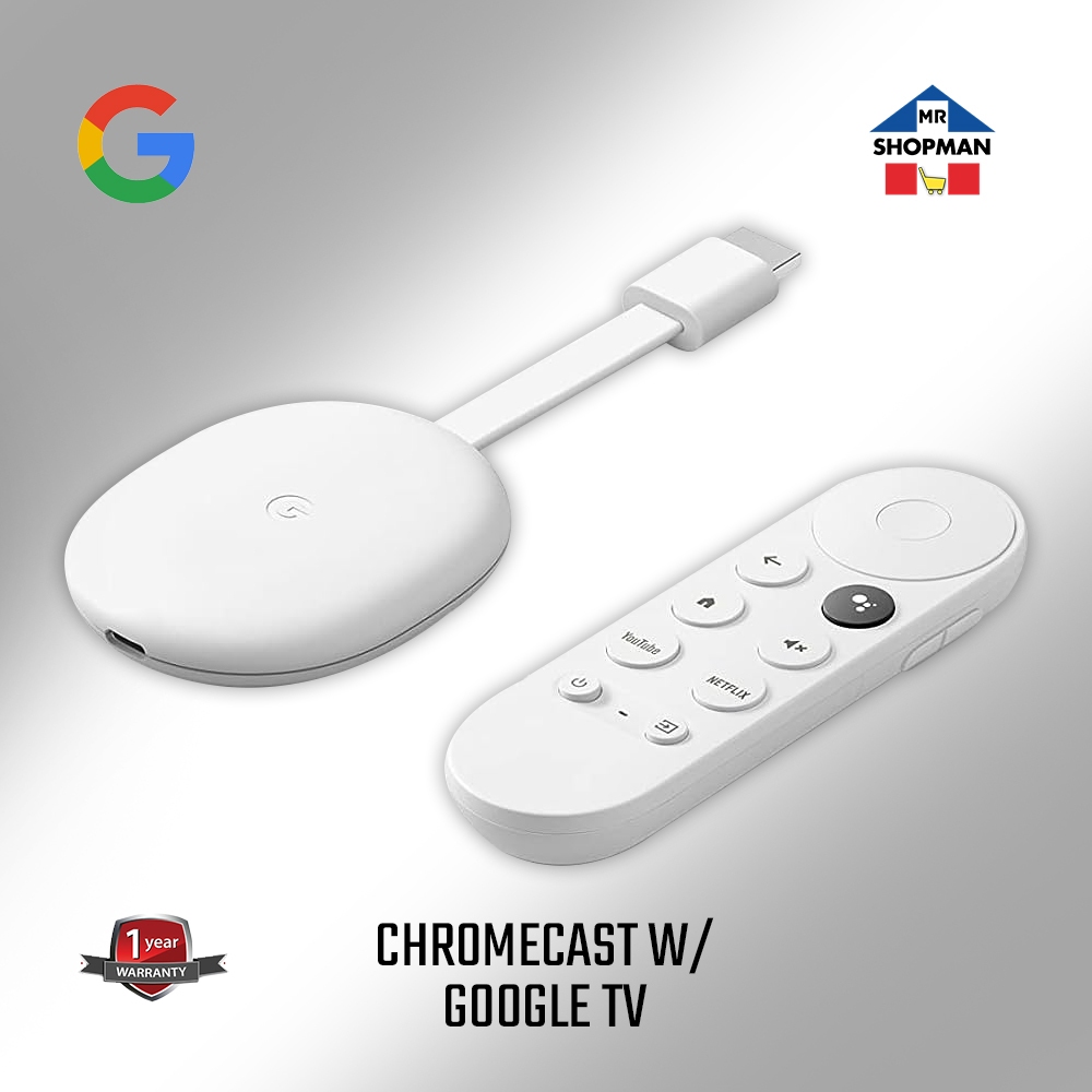 Google Chromecast with Google TV 4K / HD Streaming Media Player ...