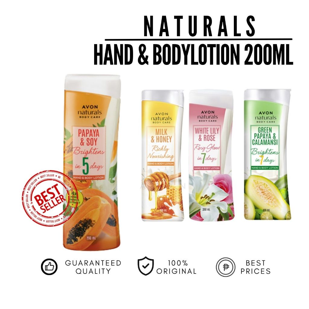 Avon NATURALS Hand and Body Lotion 200ml | Shopee Philippines