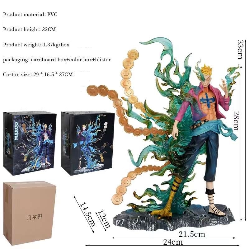One Piece Marco IU Studio Marco 33cm Collectible Figure | Shopee ...