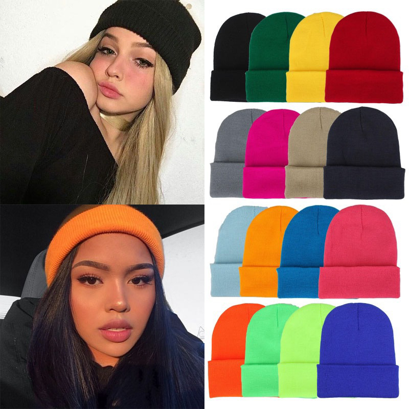 Plain Bonnet Hat/Beanie Hat Unisex OOTD | Shopee Philippines