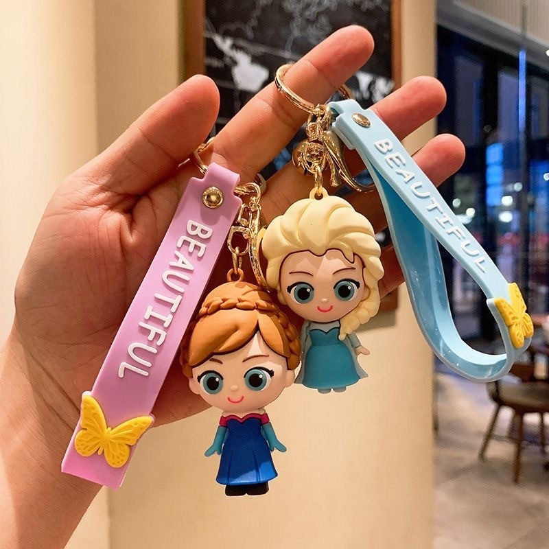 3D Frozen bell Keychain Backpack Pendant Children's Toy Souvenir Gift ...