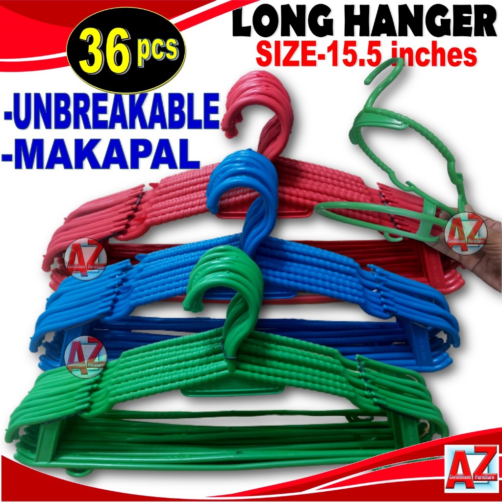 UNBREAKABLE Hanger 36 PCS/ 3 Dozen- For Adults -UNBREKABLE | Shopee ...