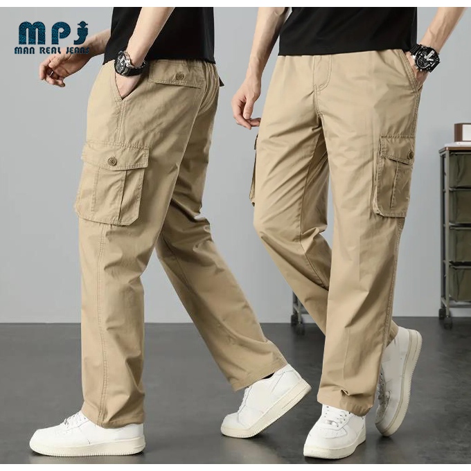 MPJ Cargo Pants 6 Pocket Straight Pants OverSize Pants for man | Shopee ...