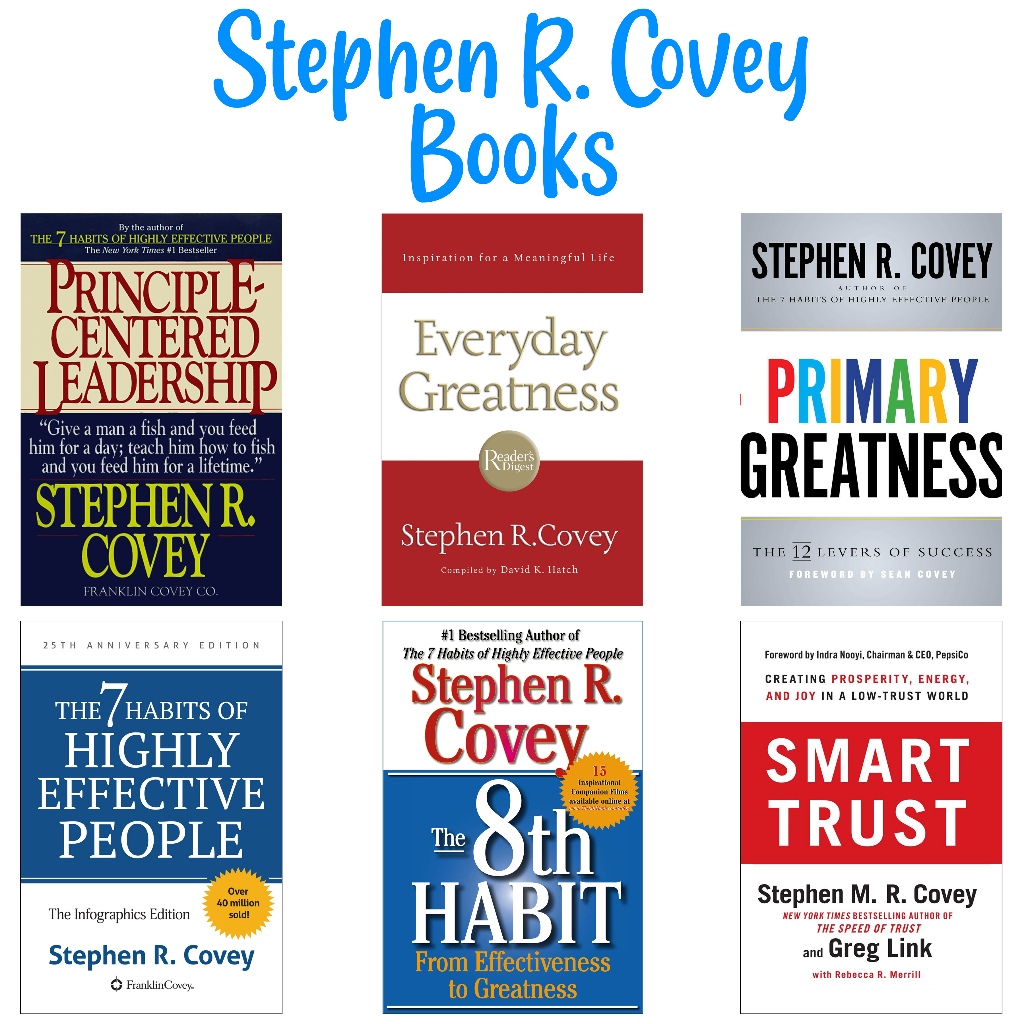 Stephen R. Covey Book Collection Set (paperback) | Shopee Philippines