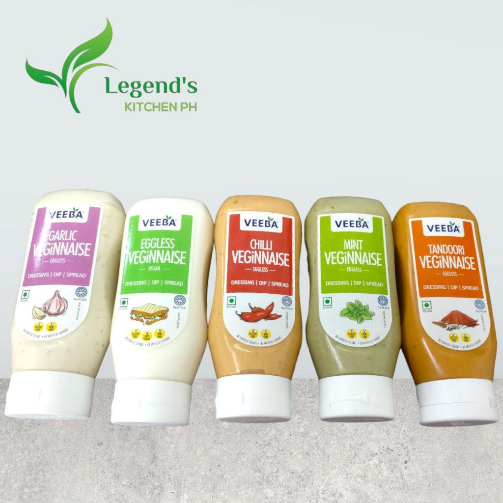 VEEBA Eggless Vegetarian Mayonaise Veginnaise| Dressing| Dip| Spread ...