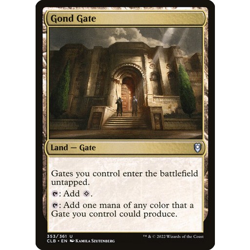 Gond Gate - Commander Legends: Battle for Baldur's Gate (CLB) | Shopee ...