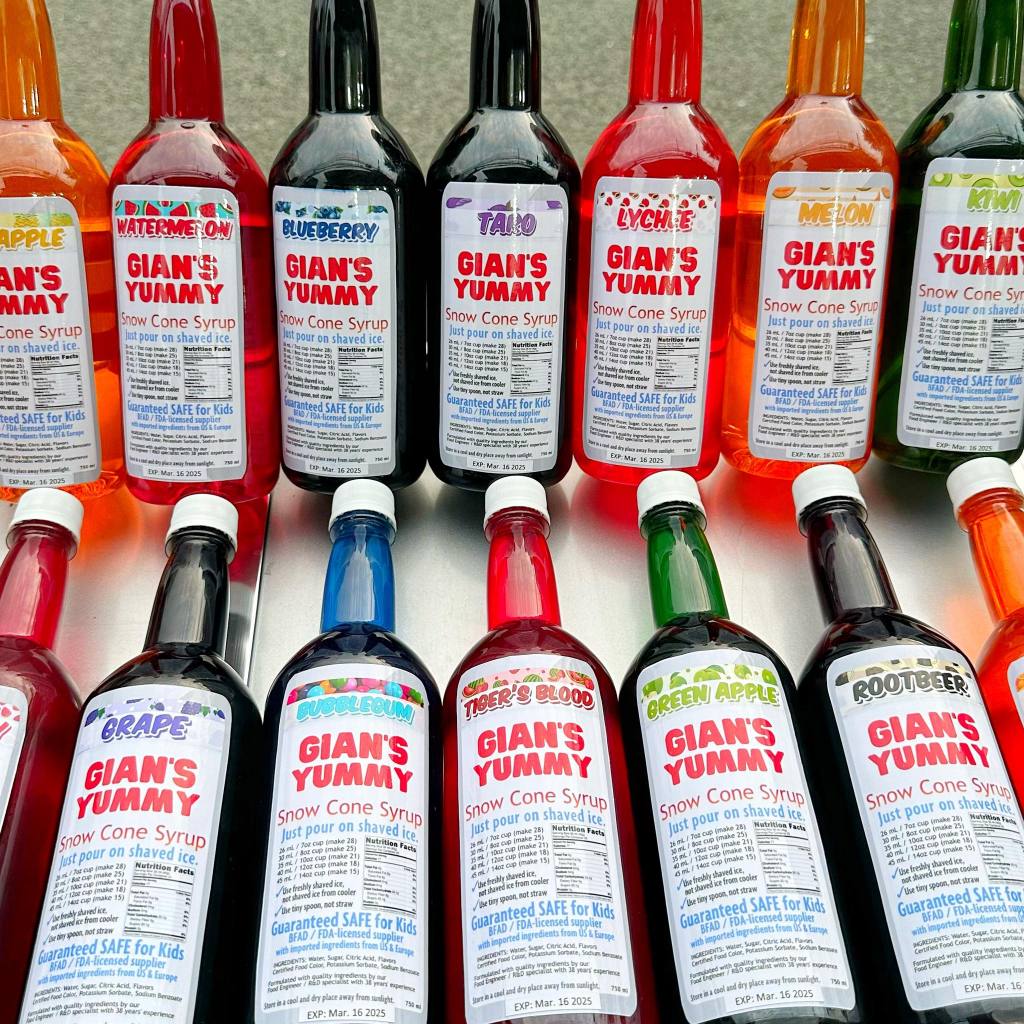 Gian's Yummy Snow Cone Syrup | Shopee Philippines