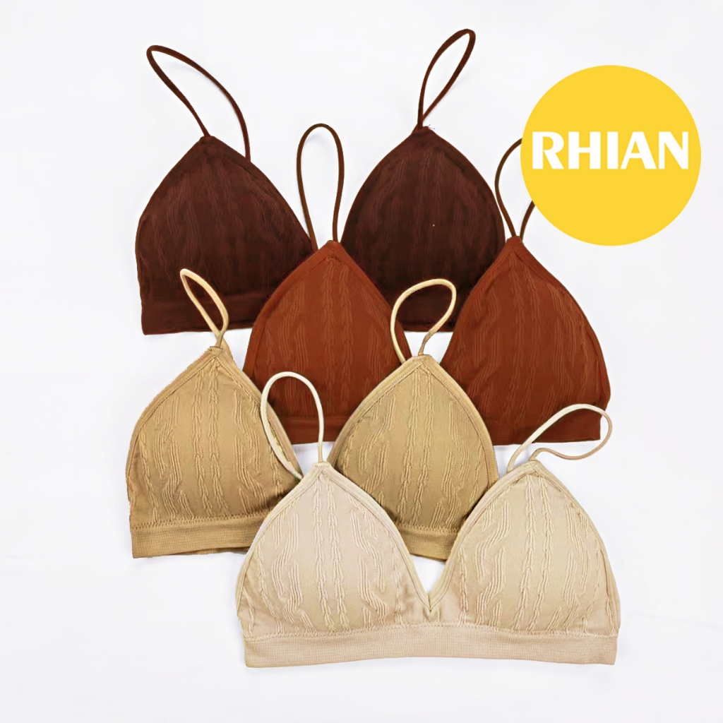 Rhian French style Triangle Cup bra sexy lingerie deep V Chest Wrap ...