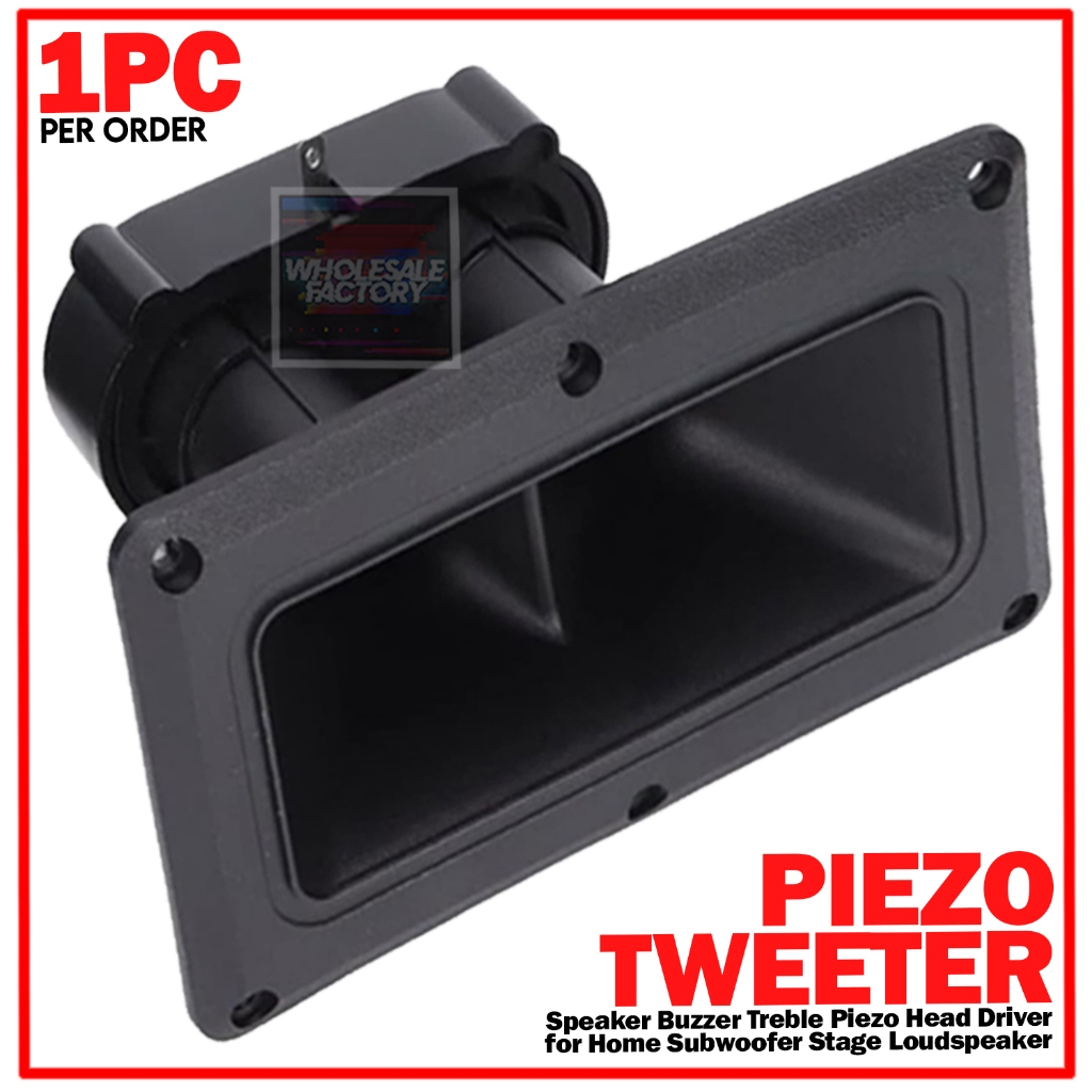 🟦 700W Dual Piezo Tweeters Horn Piezoelectric Speaker Buzzer Treble Head Driver for Home ...