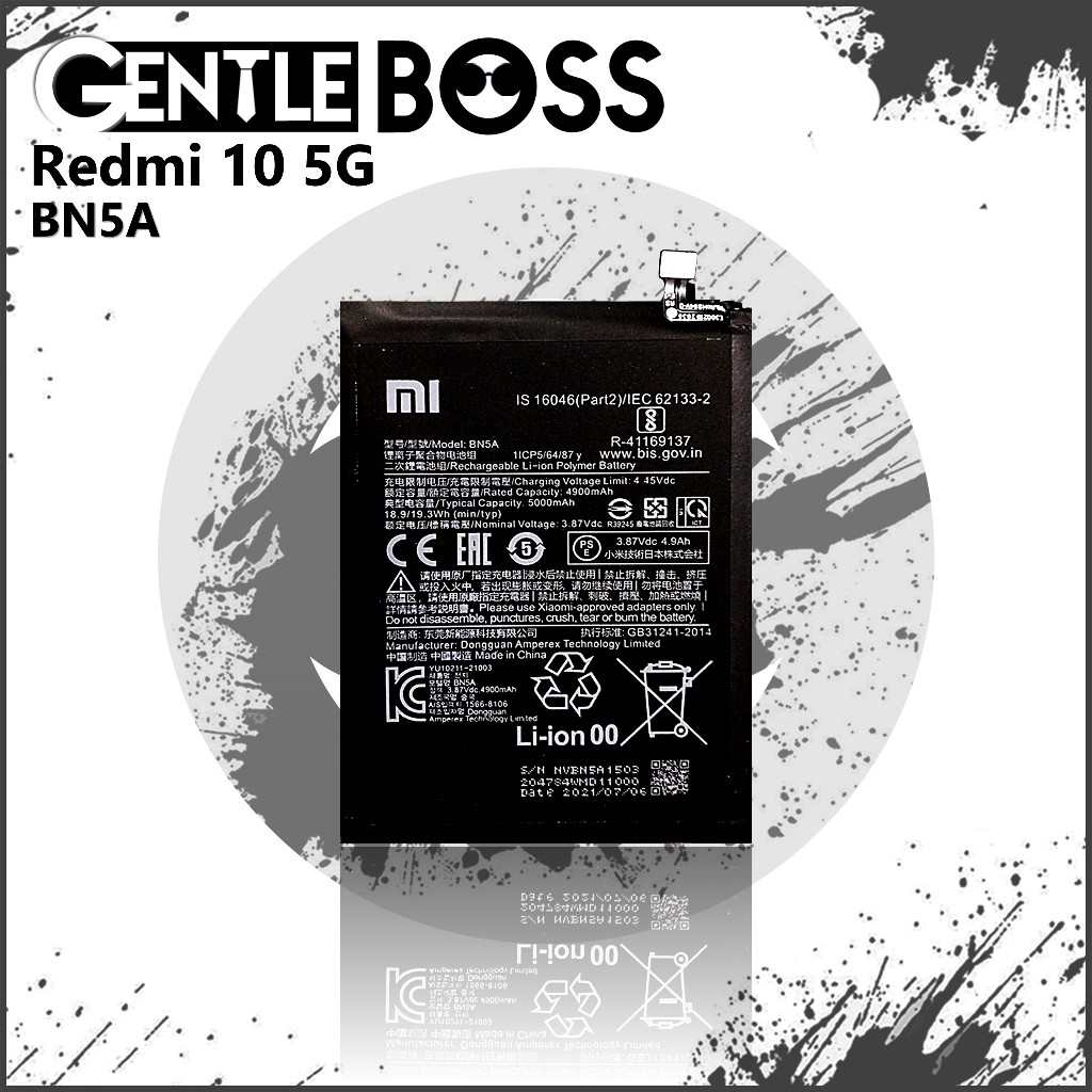 Original Battery for Redmi Note 10 5G BN5A with Free Tools | Shopee ...
