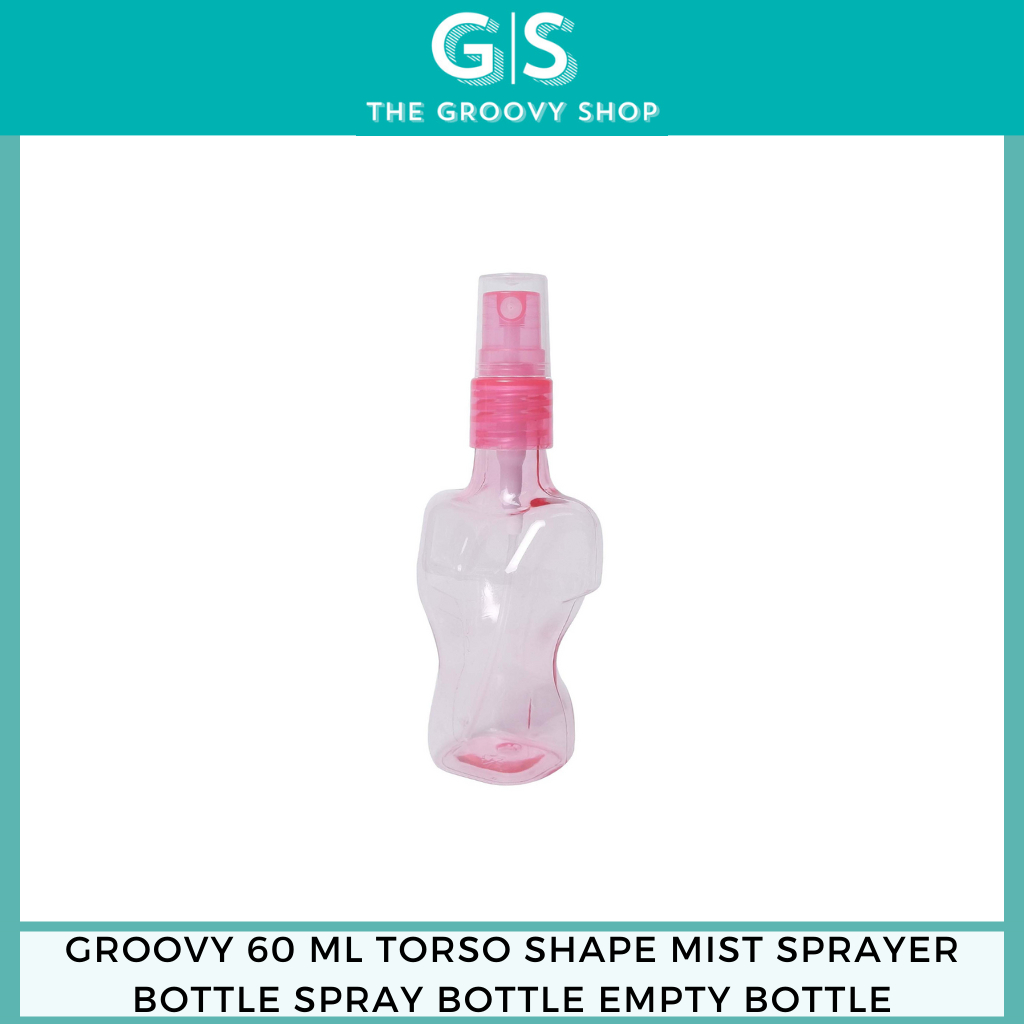 Groovy 60 ML Torso Shape Mist Sprayer Bottle Spray Bottle Empty Bottle ...