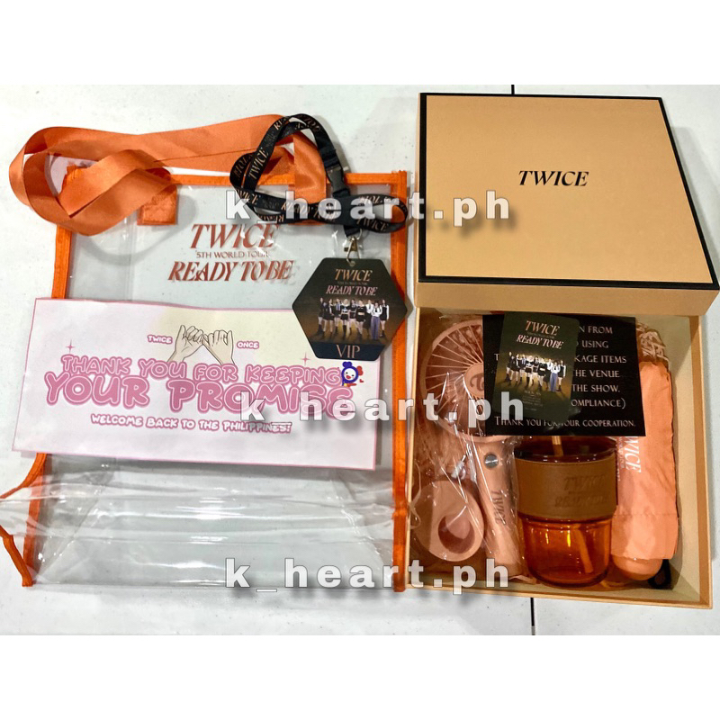[ON HAND] TWICE READY TO BE 5th WORLD TOUR IN BULACAN VIP GIFT PACKAGE ...