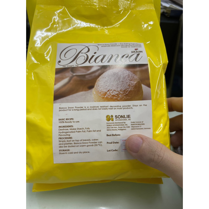 Bianca Snow Powder 1 kg Germany made June 30 2026 Moisture resistant ...