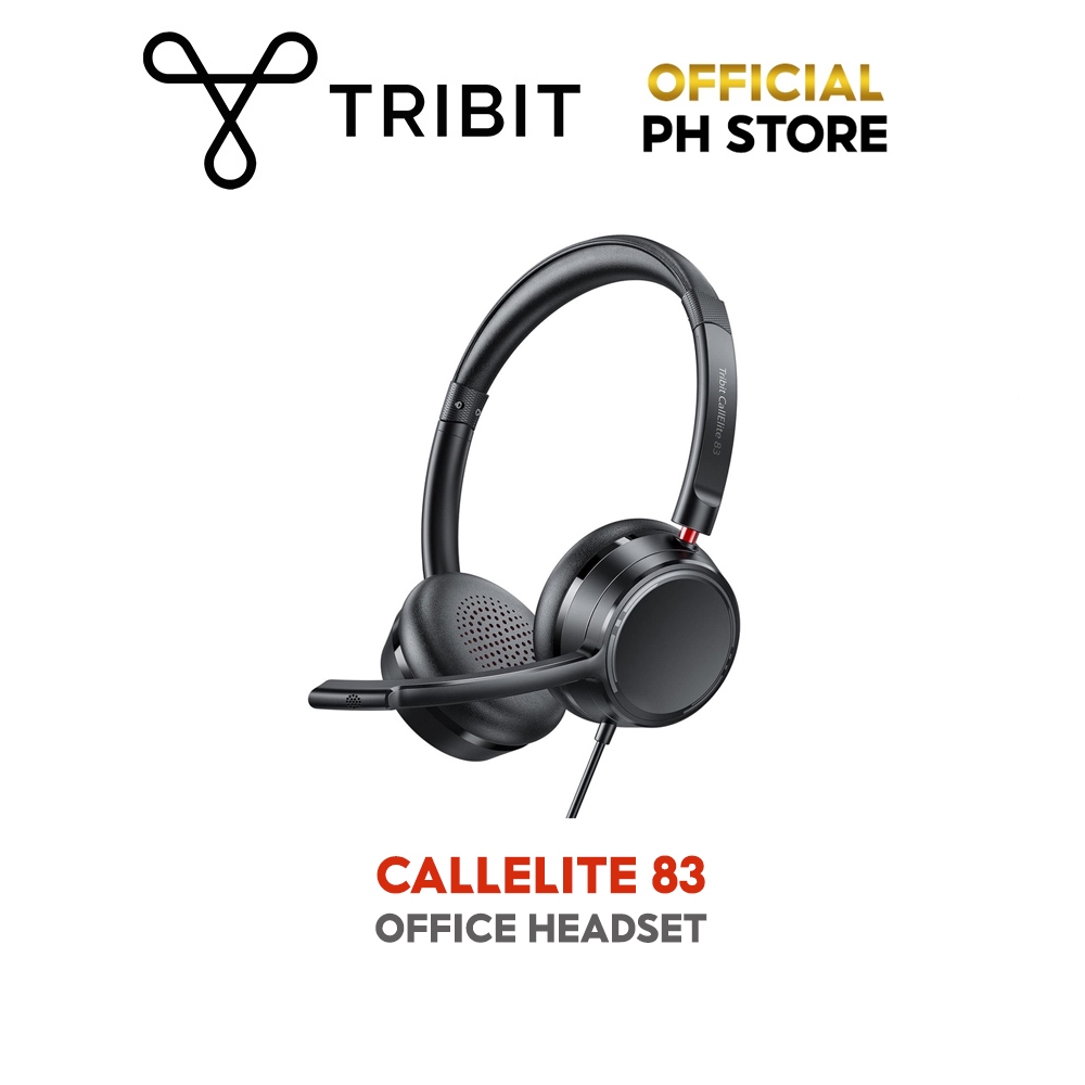 Tribit USB Headset with Microphone for PC, CallElite83 Stereo Wired ...